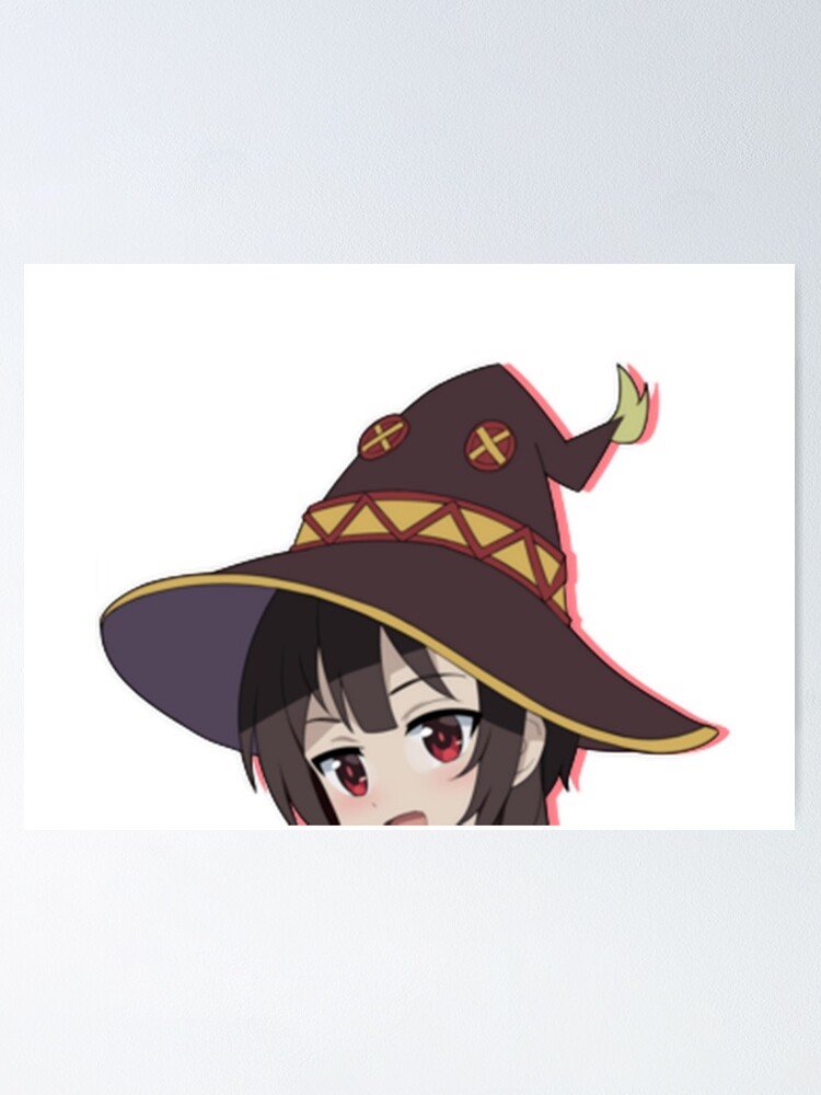 "Megumin Smug Design" Poster for Sale by sad-square | Redbubble