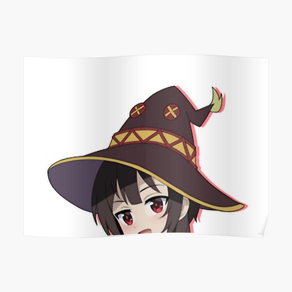 "Megumin Smug Design" Poster for Sale by sad-square | Redbubble