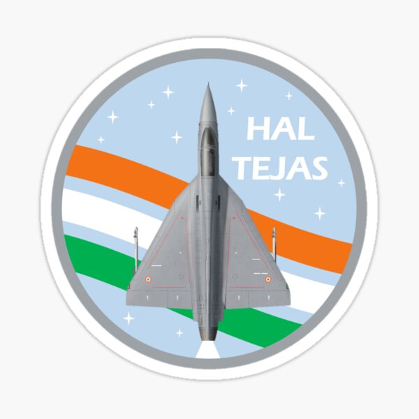 "India HAL Tejas Fighter Jet - Indian Air Force " Sticker for Sale by ...