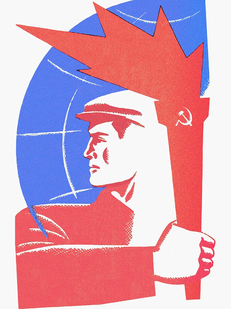 "Soviet 3" Sticker by real-leftorium | Redbubble