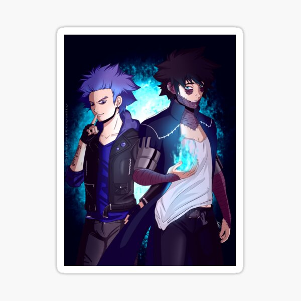 "Dabi x Shinso" Sticker by GingerRoyalty | Redbubble