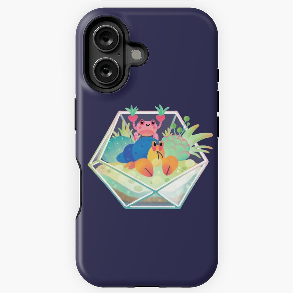 "Ocean terrarium - Boxer crab, hermit crab" Sticker for Sale by pikaole ...