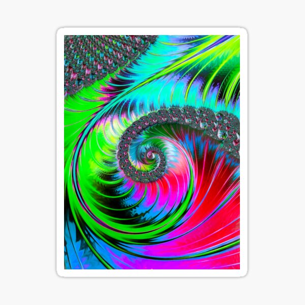 "Infinity Fractual" Sticker by Amanda-Lakey | Redbubble