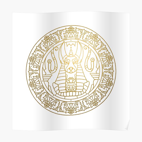 "Anubis Mandala - Egypt" Poster by Art-Frankenberg | Redbubble