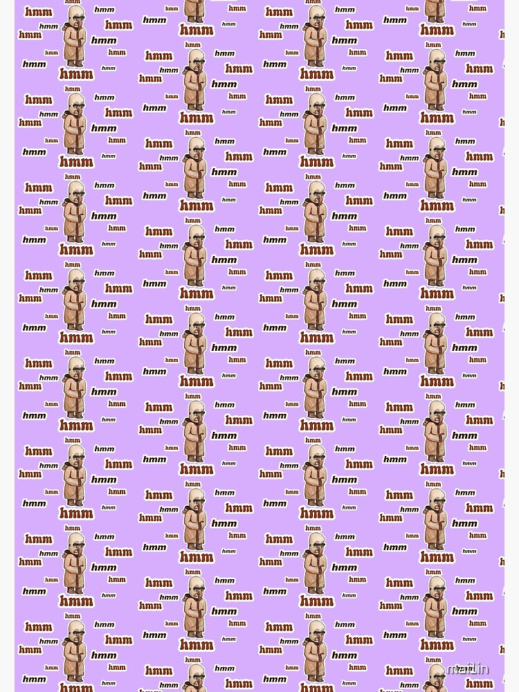 "MINECRAFT VILLAGER HMM - pastel purple background" Spiral Notebook for ...