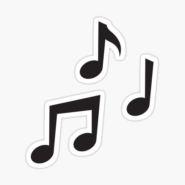 Music Staff and Rests Decals Paper Stickers, Labels & Tags Bumper ...