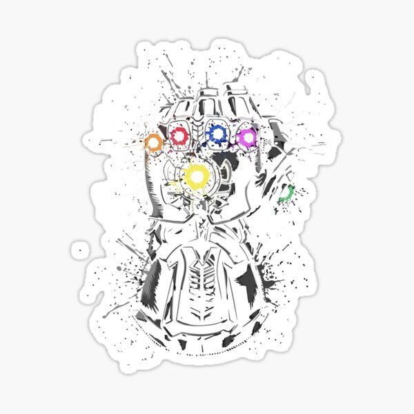 "Infinity Gauntlet" Sticker by matt9375 | Redbubble