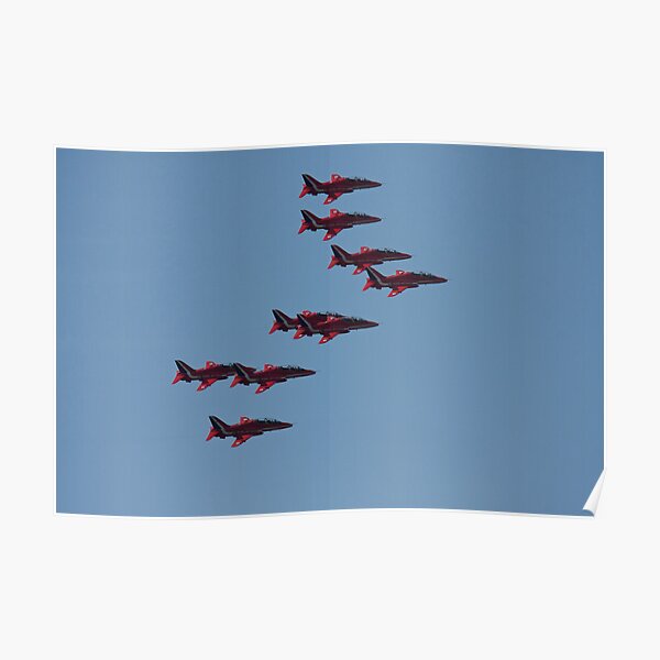 "Red Arrows" Poster for Sale by jon77lees | Redbubble