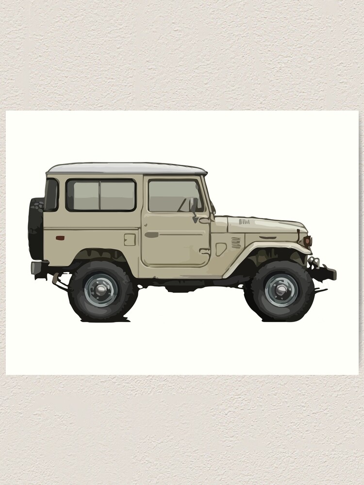 "FJ40 Illustration" Art Print for Sale by ChaseBig | Redbubble