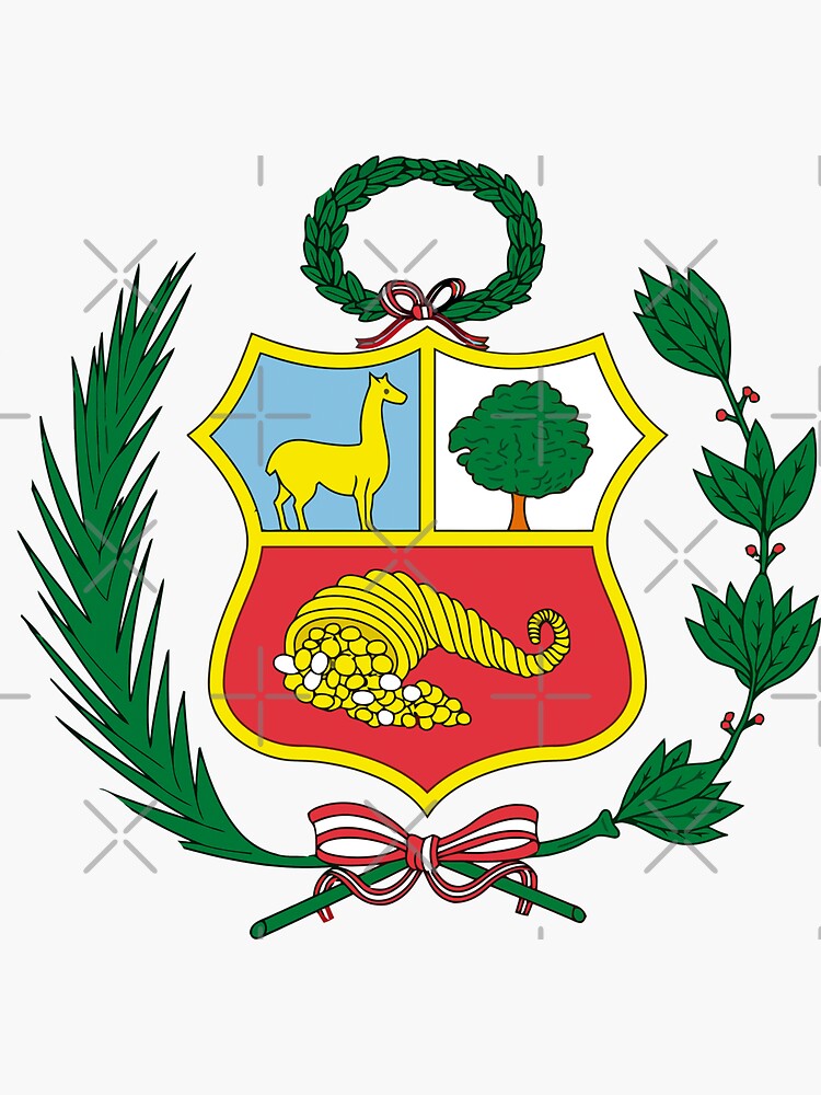 "Beautiful Peruvian Shield" Sticker by Luisombra | Redbubble