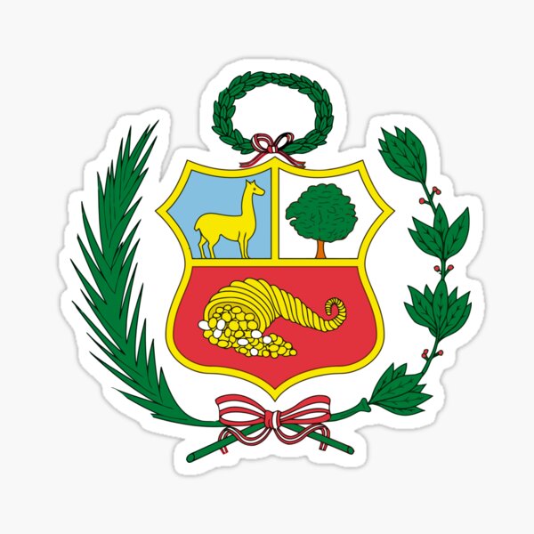 "Beautiful Peruvian Shield" Sticker by Luisombra | Redbubble