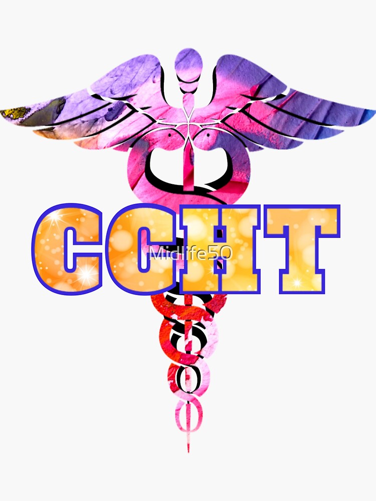 "CCHT Dialysis Tech Colorful Design" Sticker for Sale by Midlife50 ...