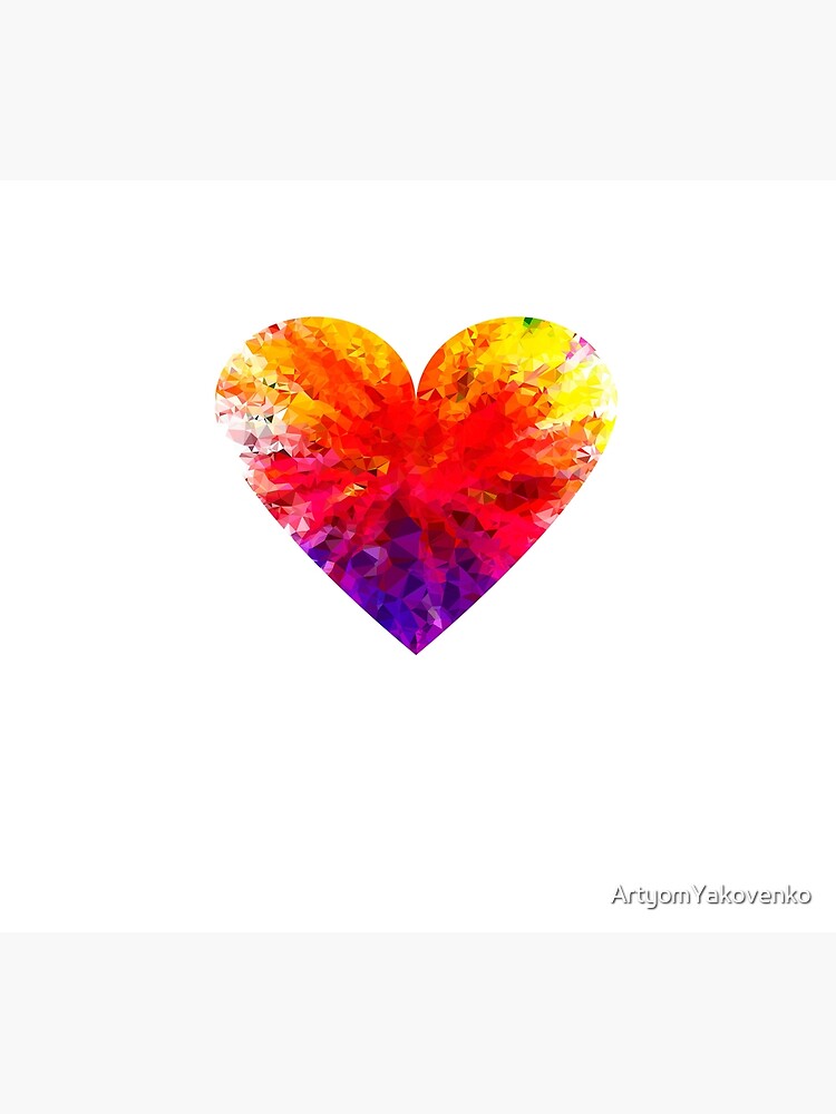 Lámina artística «Corazón de color - Calidad del corazón del corazón ...