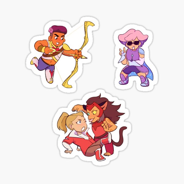 "Shera Friends Stickers" Sticker for Sale by Fumisketchies | Redbubble