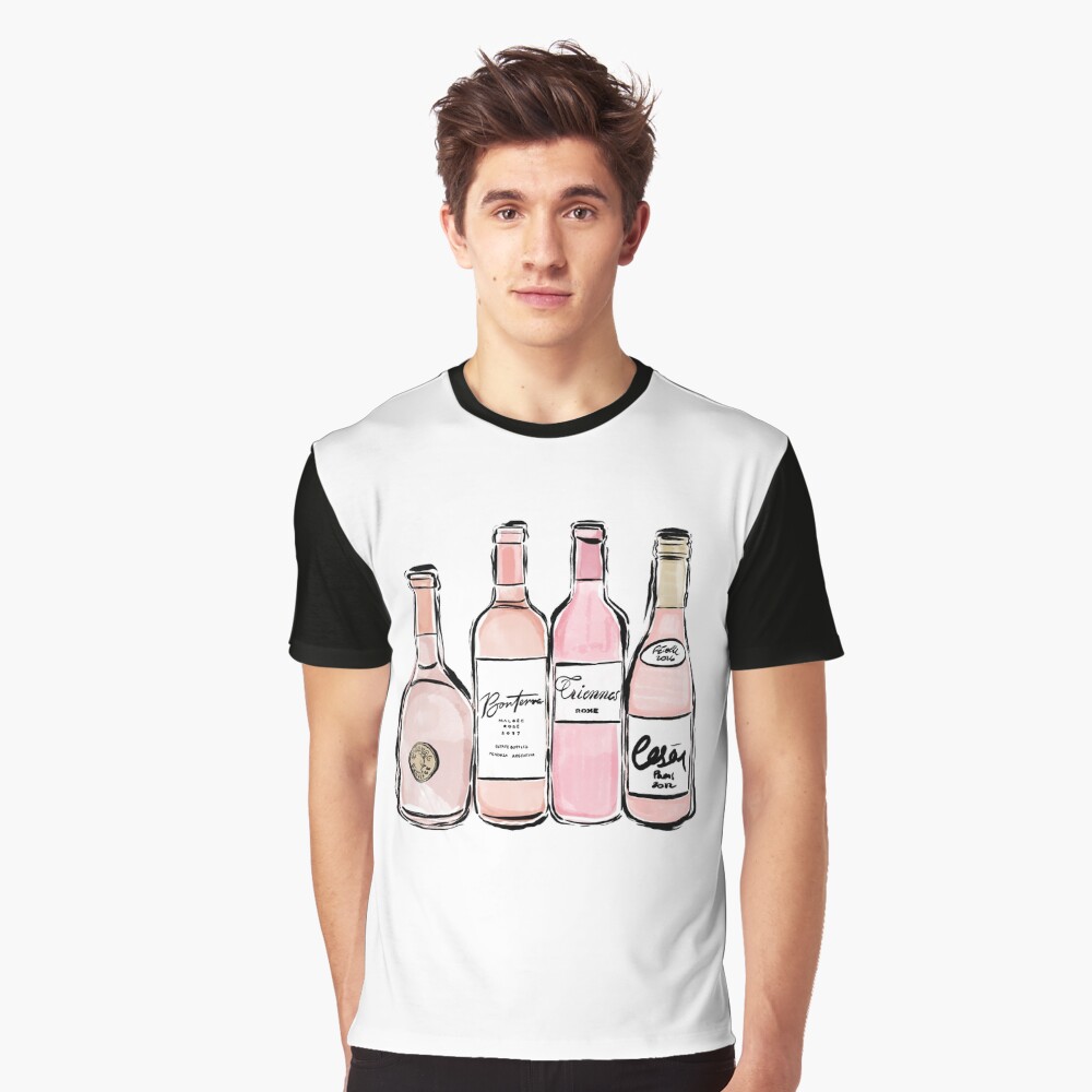 "Rose Wine Print" Sticker for Sale by alexaferragamo | Redbubble