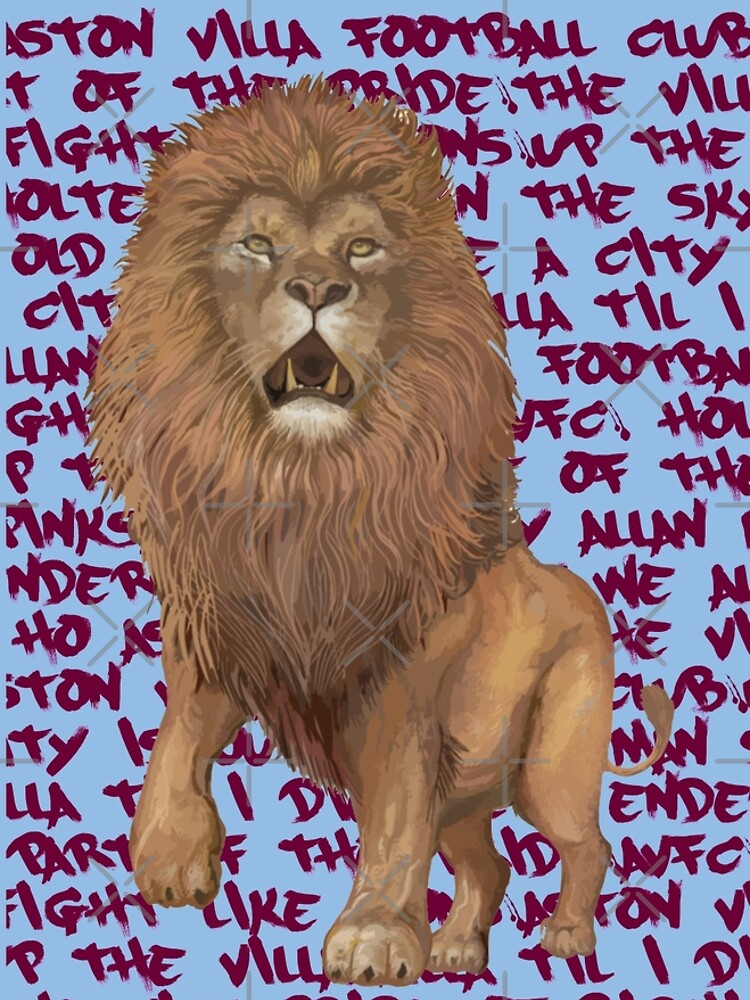 "Rampant Lion AVFC" Graphic T-Shirt Dress for Sale by fkndka | Redbubble