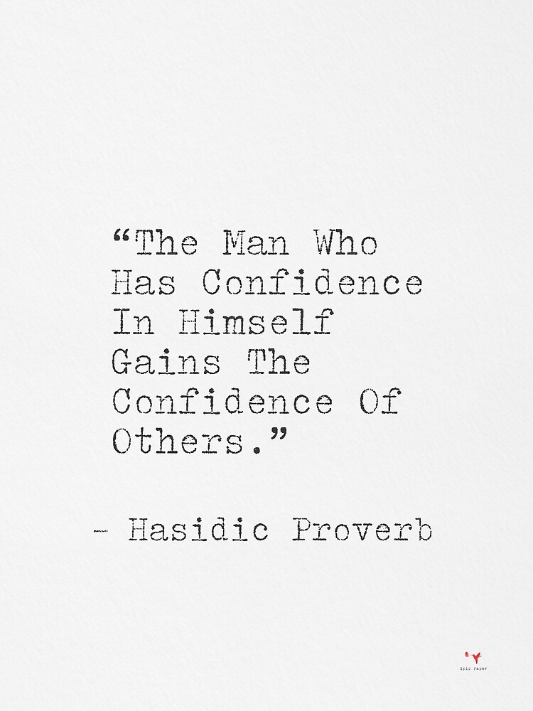 "Hasidic Proverb" by epicpaper quotes shop | Redbubble