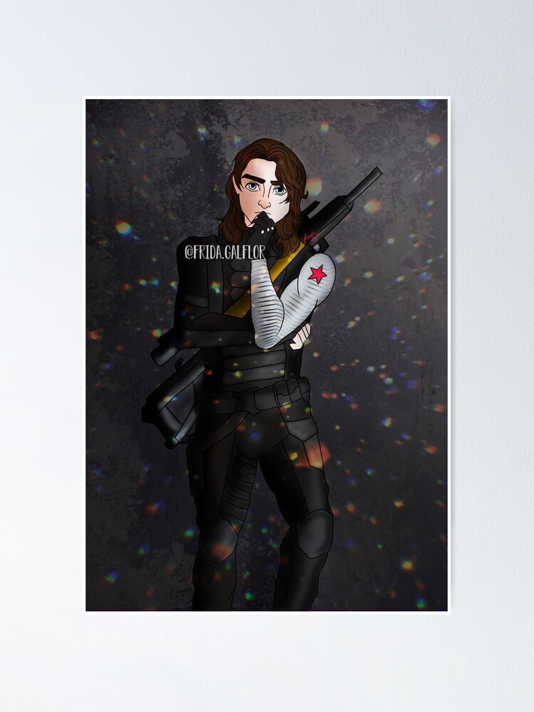 "Bucky" Poster by Fridart | Redbubble