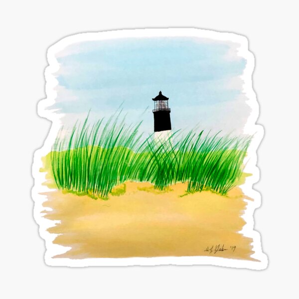 "Tybee Island Lighthouse" Sticker for Sale by AechJaynPigment | Redbubble