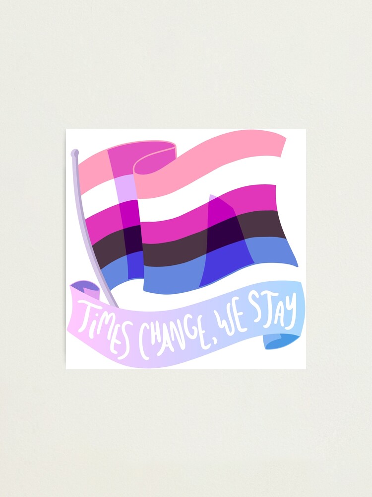 Lgbt Genderfluid Pride Flag Photographic Print For Sale By Kittyhint