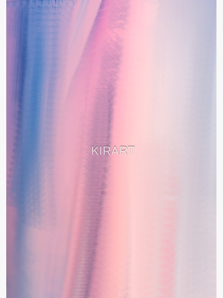 "abstract art with blue and ping color scheme " Poster for Sale by ...