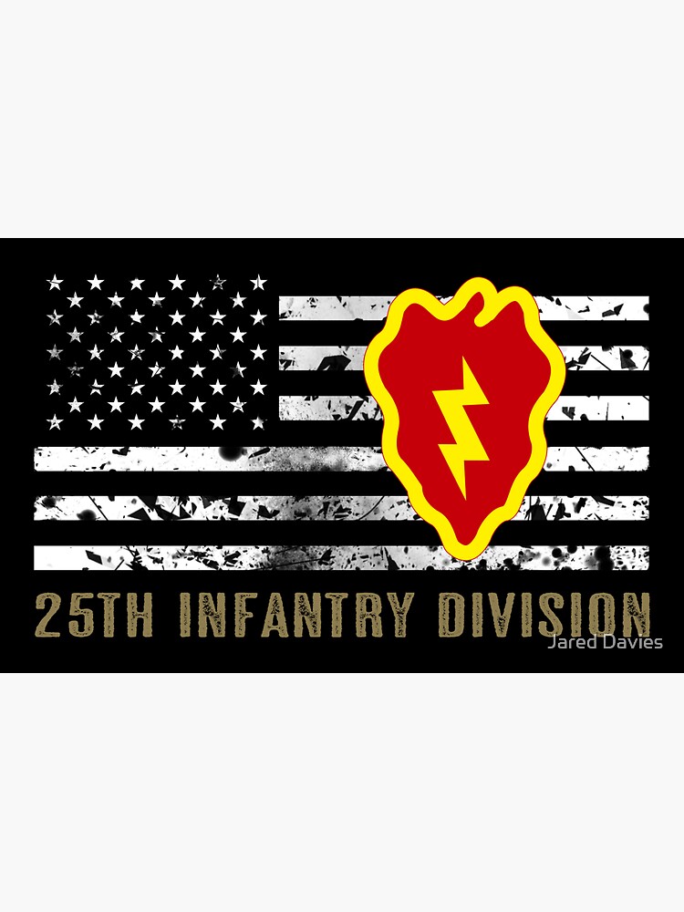 "25th Infantry Division (Distressed Flag)" Sticker for Sale by ...