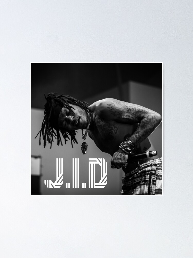 "J.I.D Live Cut-out" Poster by mtnmd | Redbubble