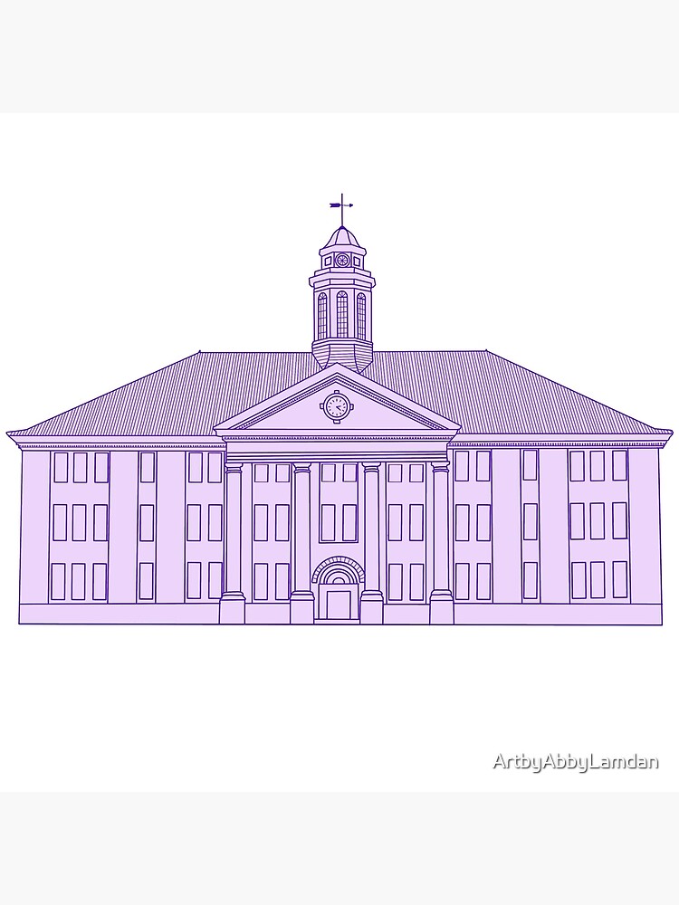 "JMU Wilson Hall Purple - James Madison University" Poster by ...