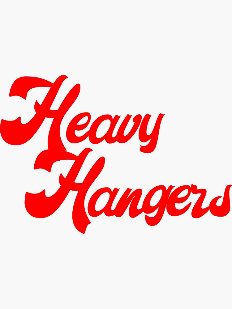 "Heavy Hangers Genetically Blessed" Sticker for Sale by machasting ...