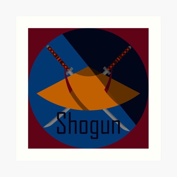 "Shogun Logo Design" Art Print by sim2kid | Redbubble