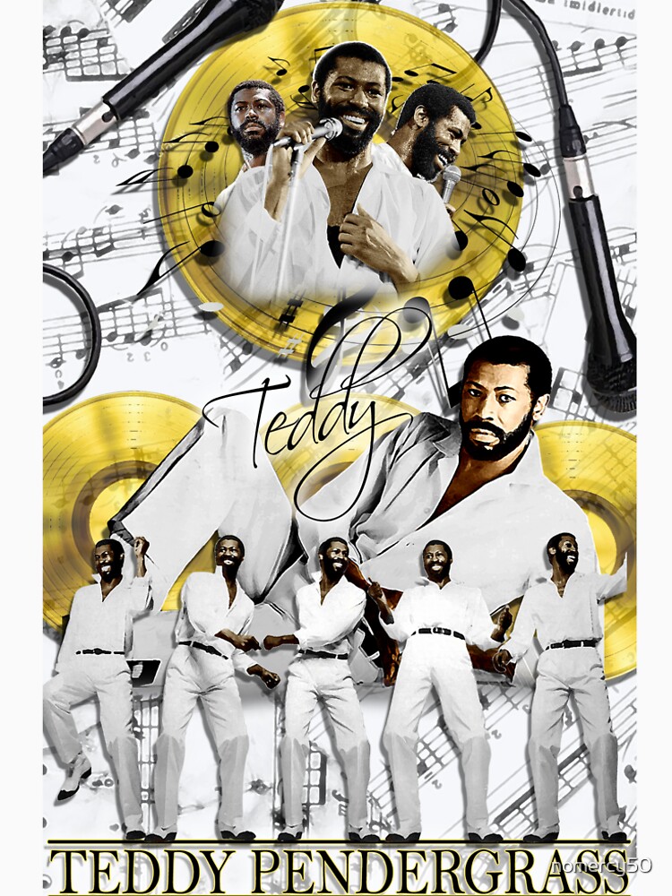 "Teddy Pendergrass "Teddy" D-4 Poster" T-shirt for Sale by nomercy50 ...