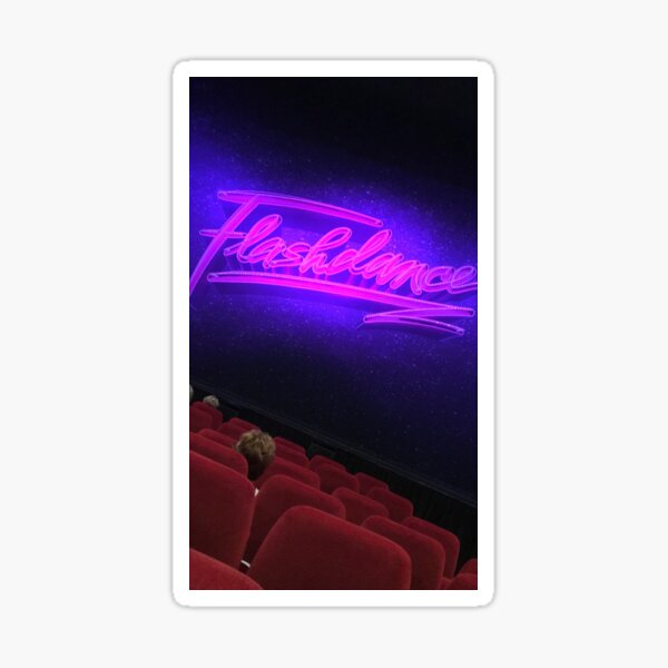 "Flashdance" Sticker for Sale by JoyValgaeren | Redbubble