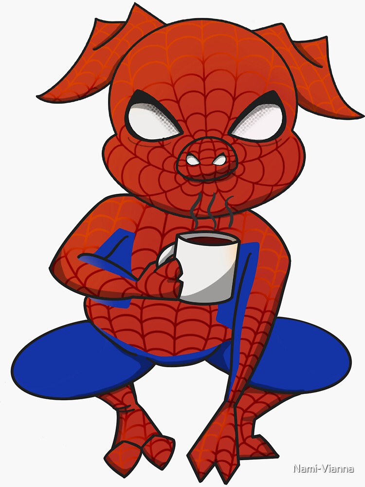 "Peter B. Porker" Sticker for Sale by Nami-Vianna | Redbubble