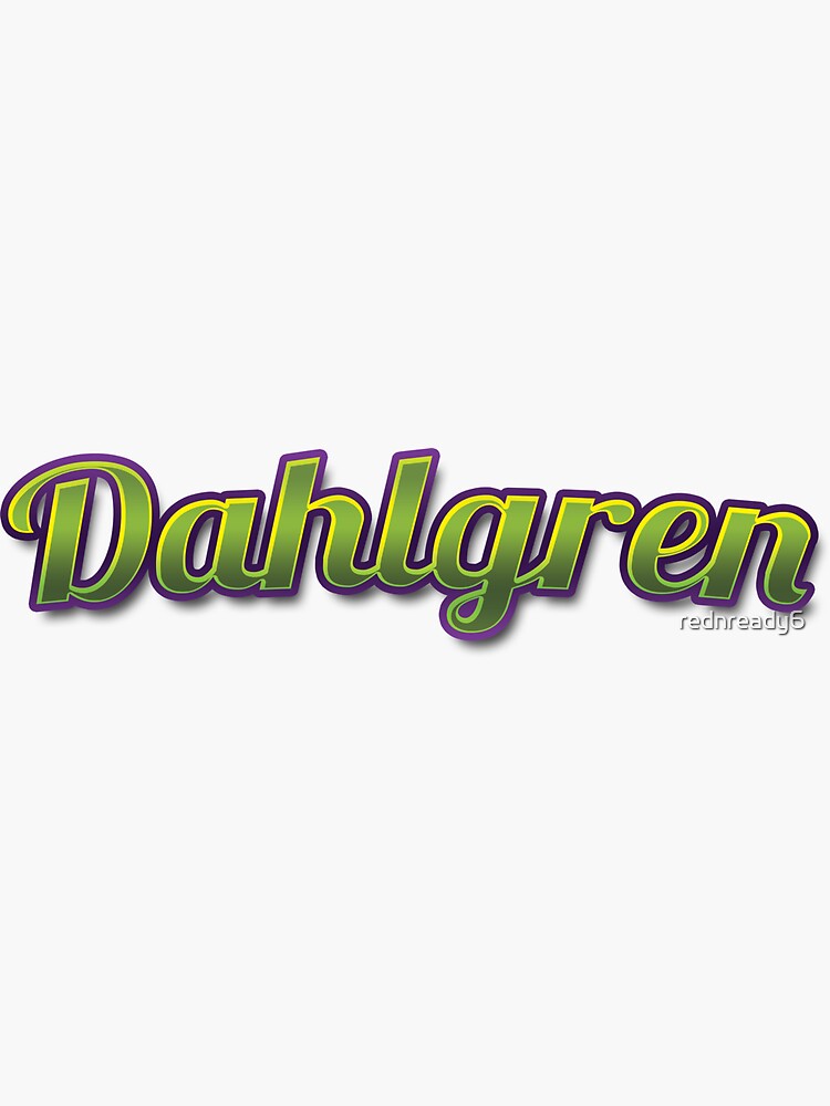 "Dahlgren" Sticker for Sale by rednready6 | Redbubble