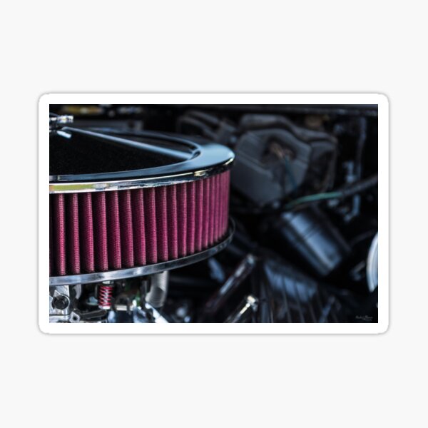 "Chrome Air Intake" Sticker by mljdwhite | Redbubble
