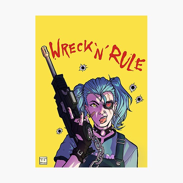 "Wreck 'N' Rule Holoform Whirl" Photographic Print by tfotaku | Redbubble
