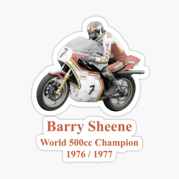 Barry Sheene Stickers | Redbubble