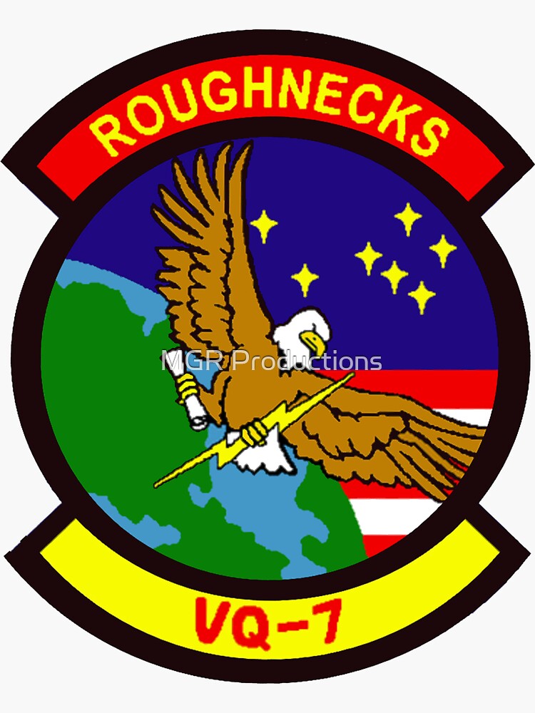 "VQ-7 Roughnecks Previous Version" Sticker for Sale by Quatrosales ...