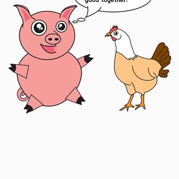 Chicken And Pig Cartoon