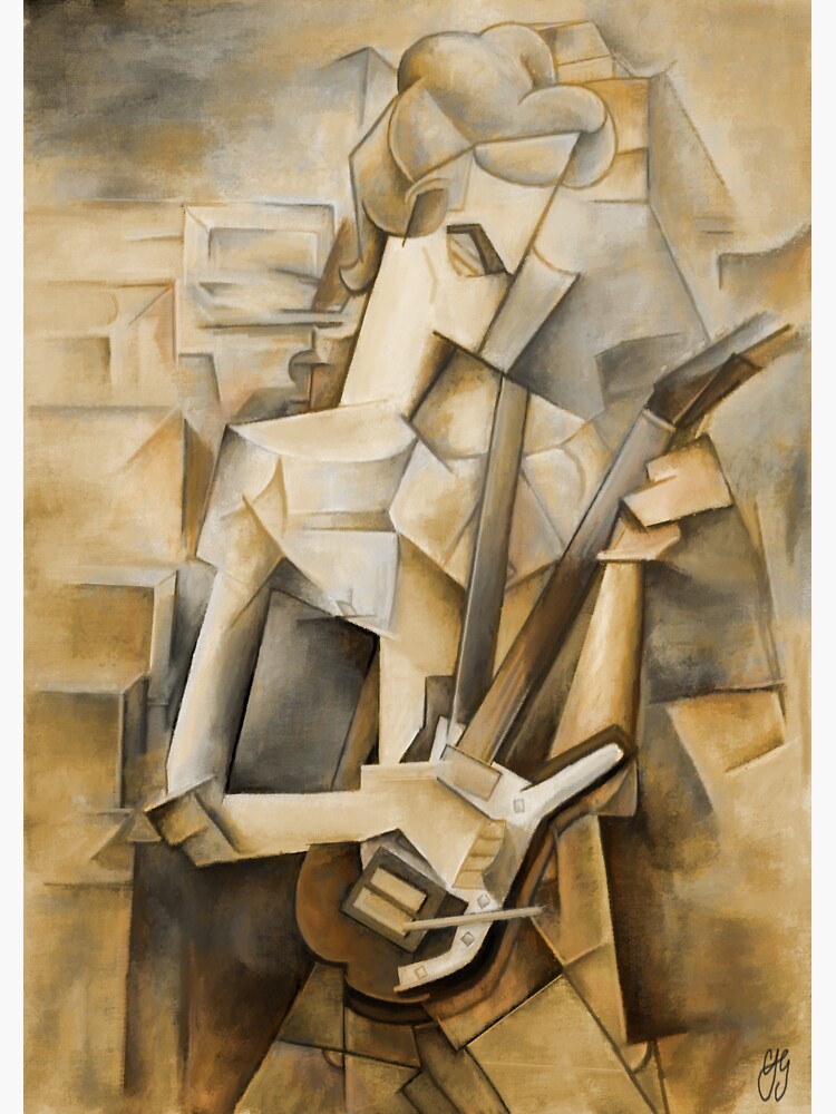 "Twelfth Doctor with guitar, cubism" Sticker for Sale by EmmaJay12 ...