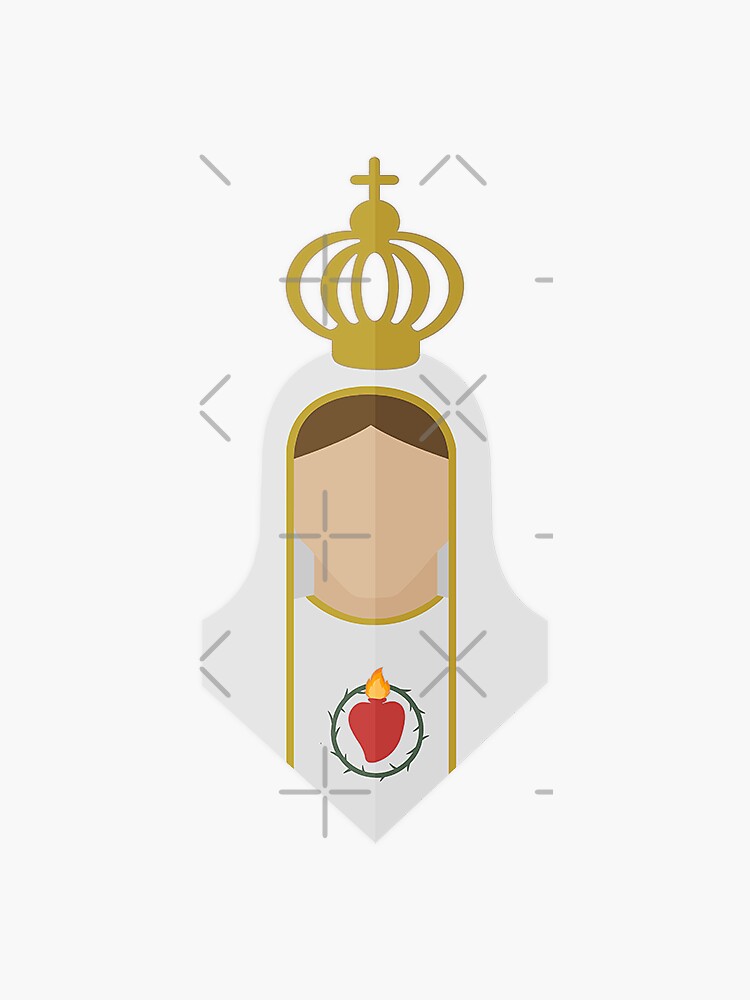 "Our Lady of Fatima" Sticker for Sale by All Saints Shop | Redbubble