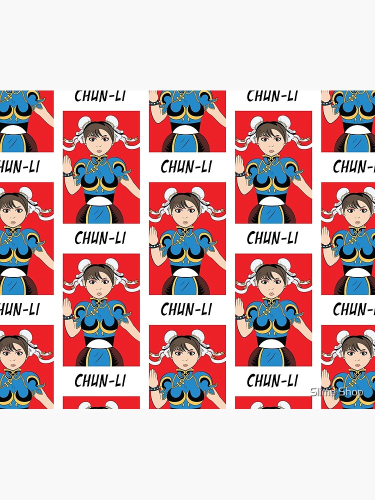 "Chun-Li Street Fighter 2" Throw Blanket by BlazeDazzleDusk | Redbubble