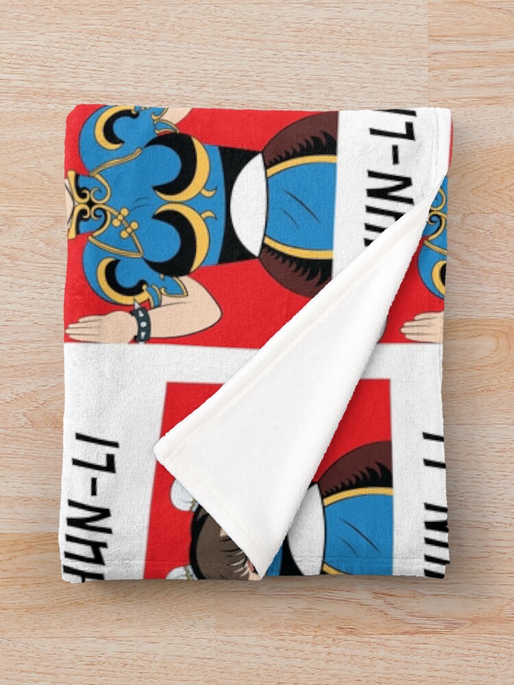 "Chun-Li Street Fighter 2" Throw Blanket by BlazeDazzleDusk | Redbubble