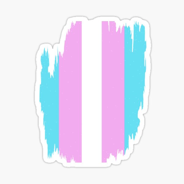"Distressed Transgender Pride Flag" Sticker by scomerford19 | Redbubble