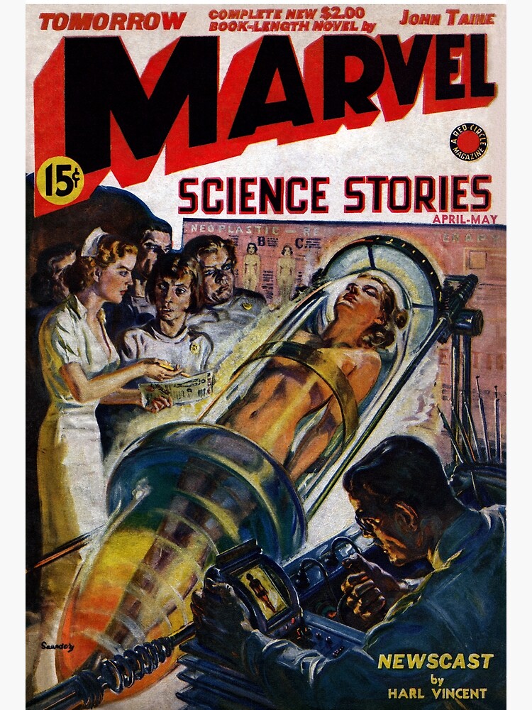 "Marvel Science Stories " Poster for Sale by dfceb2qw | Redbubble
