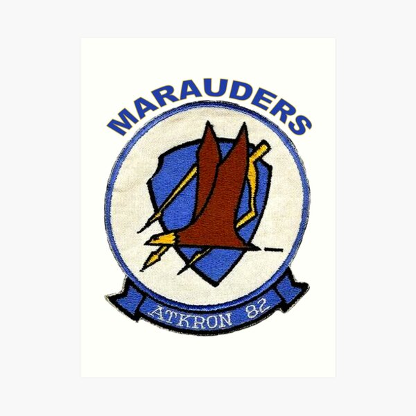 "VA-82 Marauders Patch" Art Print for Sale by Quatrosales | Redbubble