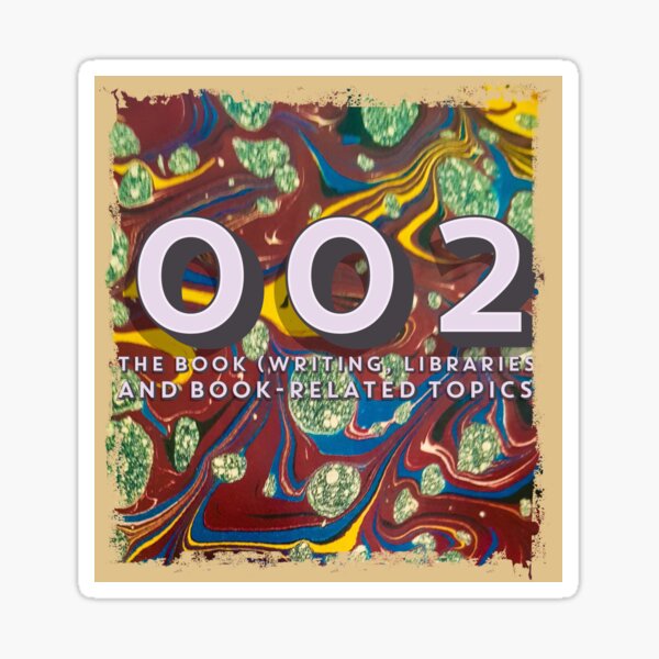 "002 The Dewey 00 Section" Sticker for Sale by jonfun1 | Redbubble