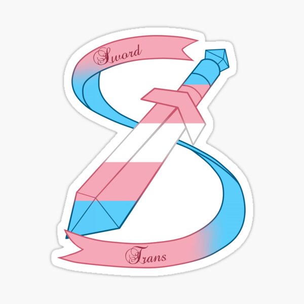 "Sword Trans" Sticker for Sale by LRAnderson211 | Redbubble