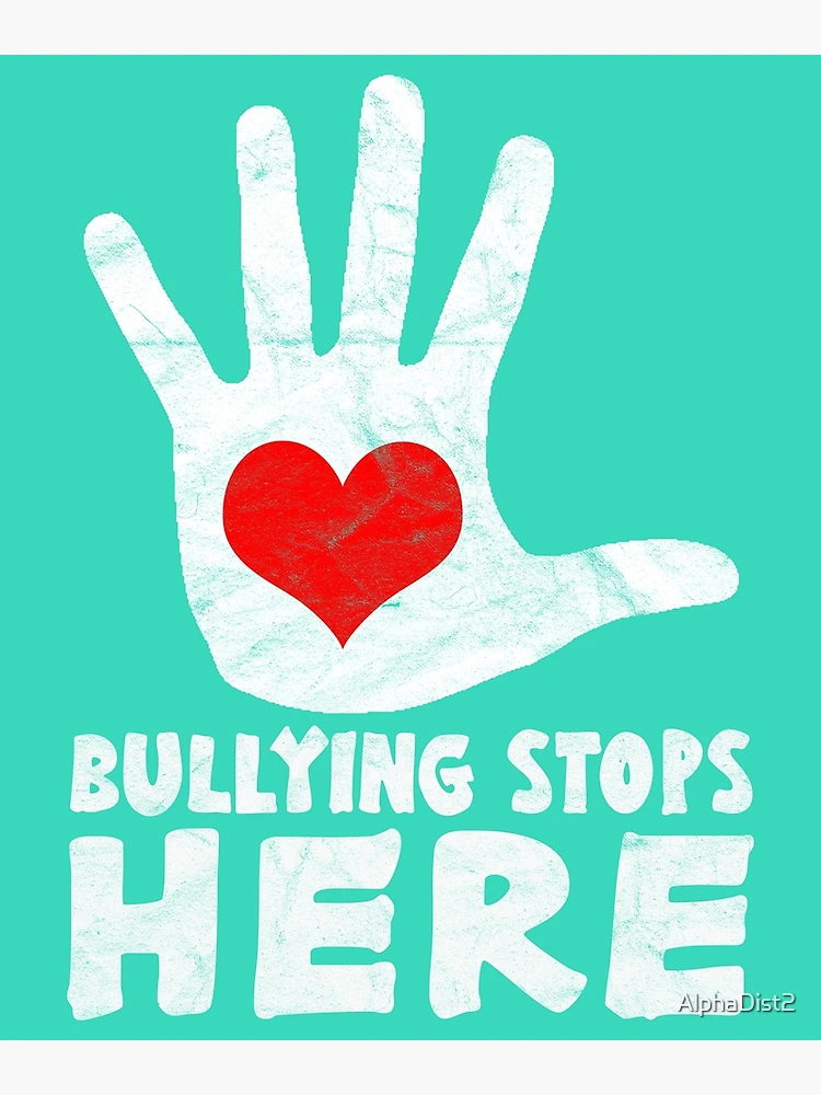 Bullying Stops Here Logo Bullying Stops Here Editable Poster To Print