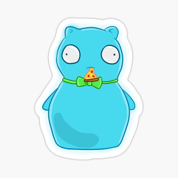 "Kuchi Kopi with some 'za" Sticker for Sale by Banana-Dolphin | Redbubble